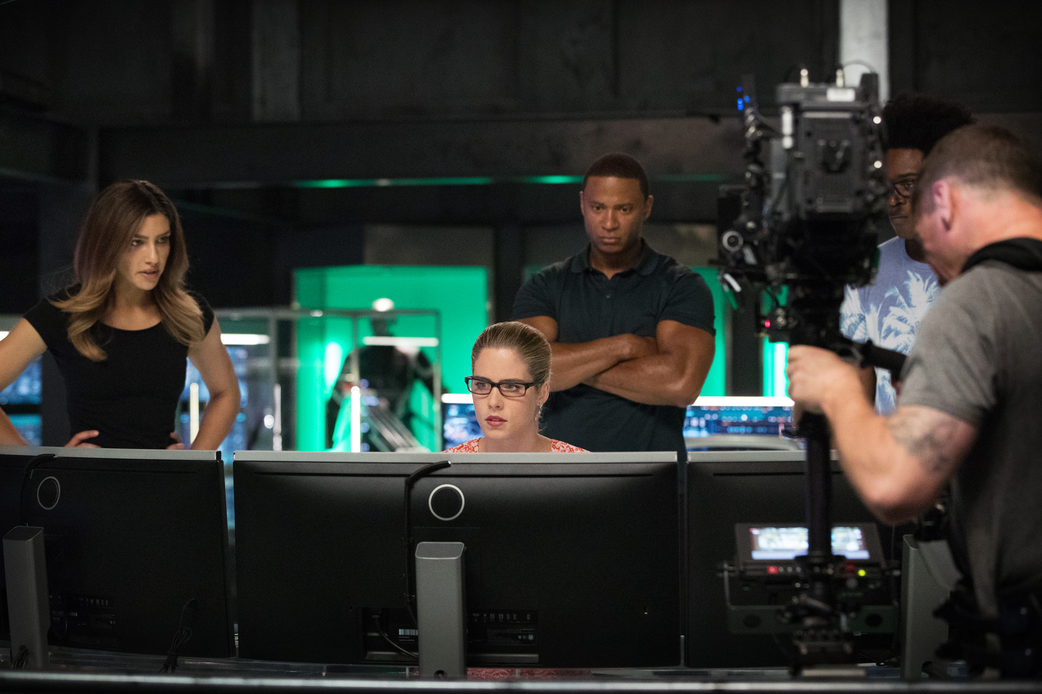 Arrow – Emily Bett Rickards, David Harewood