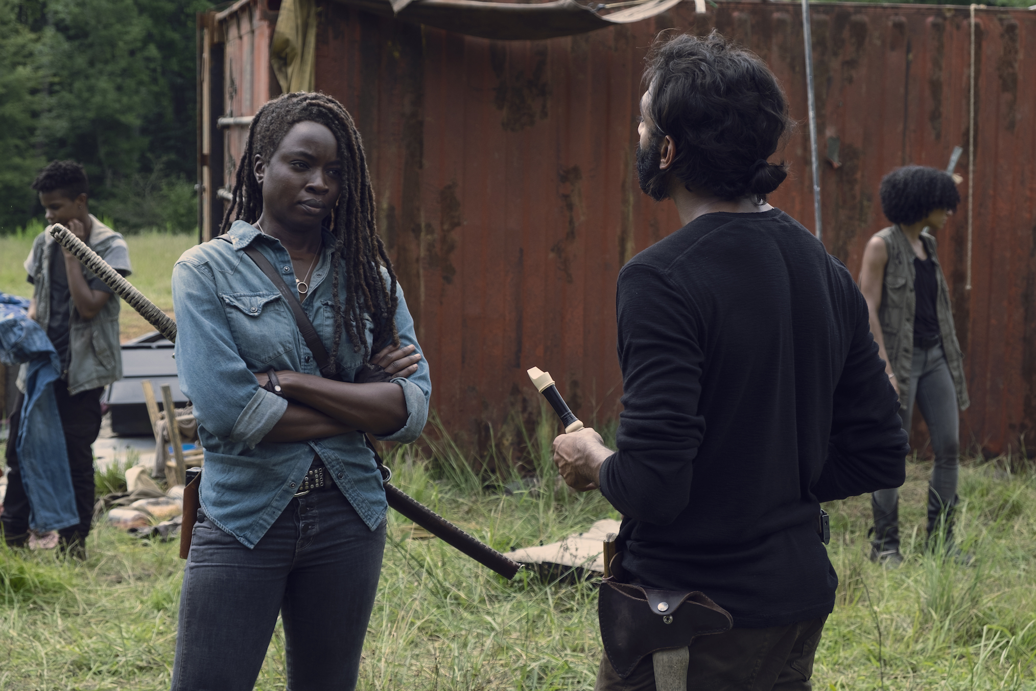'The Walking Dead' Star Avi Nash on the Michonne-Siddiq Relationship ...