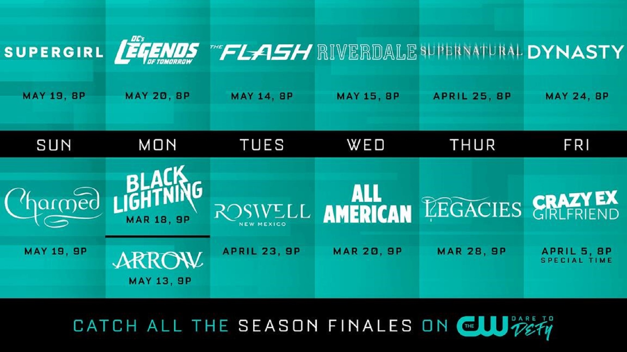 The CW Spring 2019 Finale Dates: Find Out When 'Riverdale ...