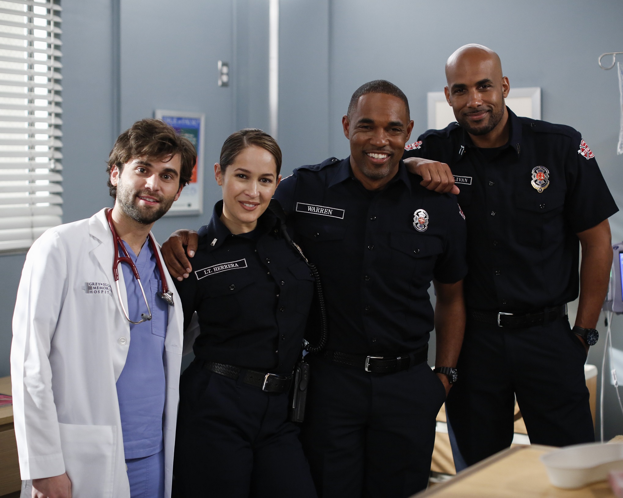 JAKE BORELLI, JAINA LEE ORTIZ, JASON GEORGE, BORIS KODJOE