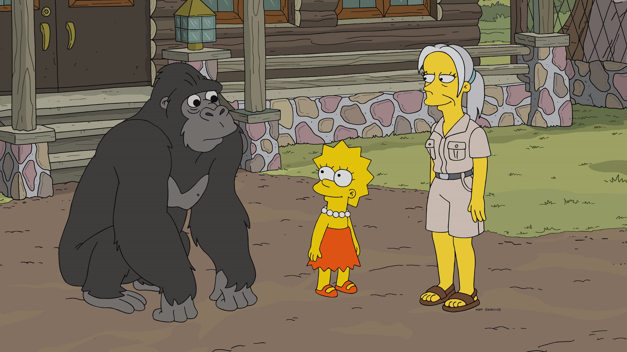 Dr. Jane Goodall Gives Lisa Career Advice in 'The Simpsons' Sneak Peek ...