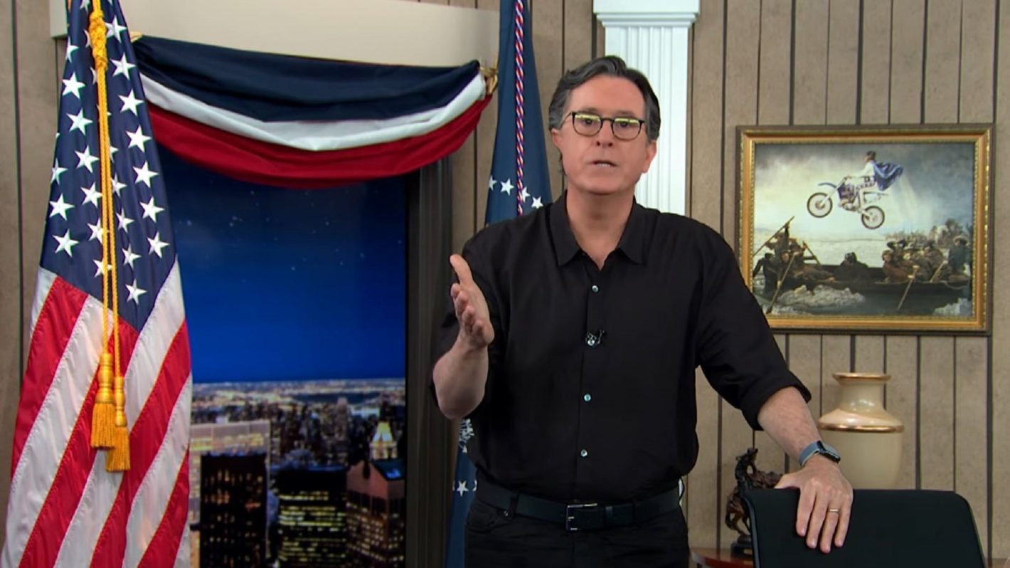 Stephen Colbert Gives Emotional 'Late Show' Monologue Over Trump ...