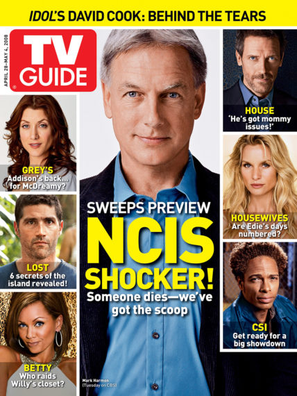 A Look Back at TV Guide Magazine's 'NCIS' Covers With Mark Harmon Over ...