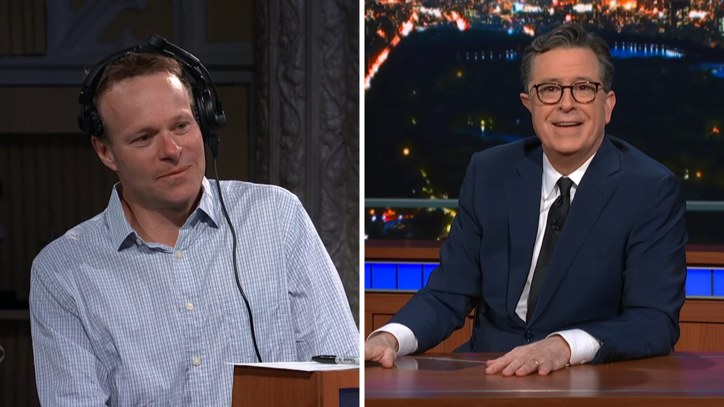 Stephen Colbert Gives Emotional Sendoff to 'Late Show' Showrunner (VIDEO)