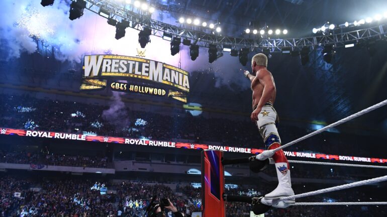 Wwe 2023 Royal Rumble Cody Rhodes And Rhea Ripley Win Head To