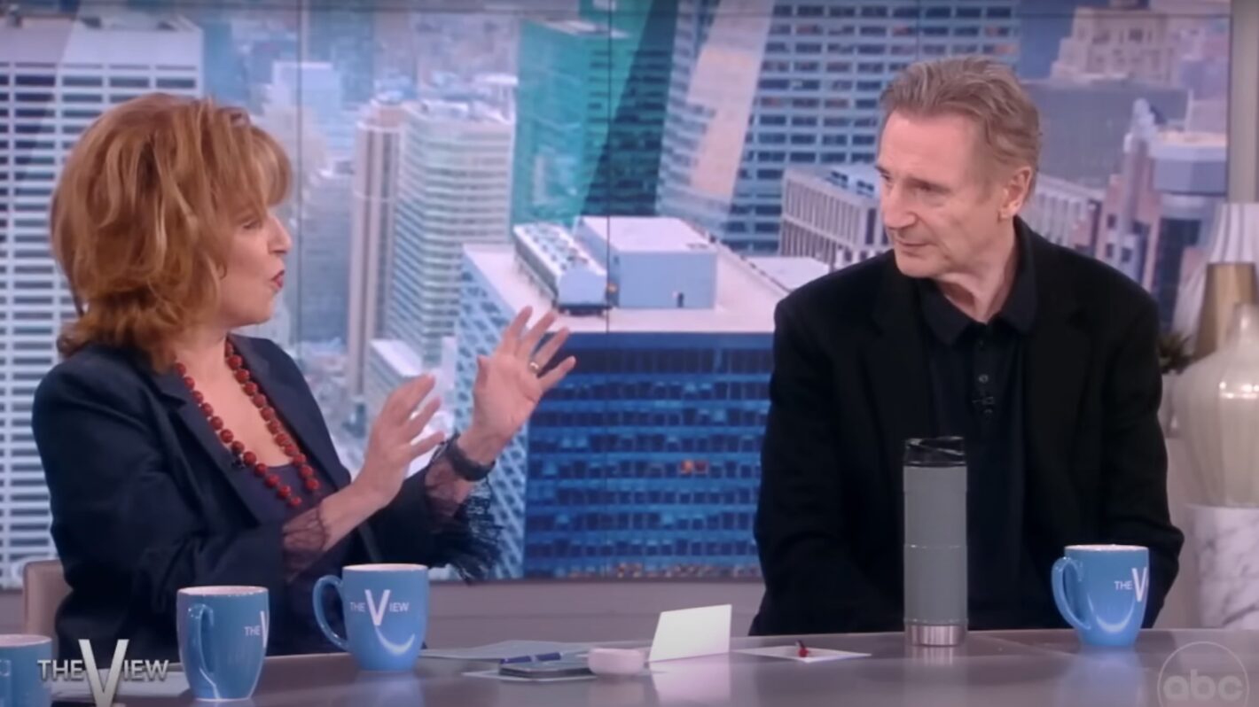 Liam Neeson Was 'Embarrassed' by Awkward Chat With Joy Behar on 'The View'