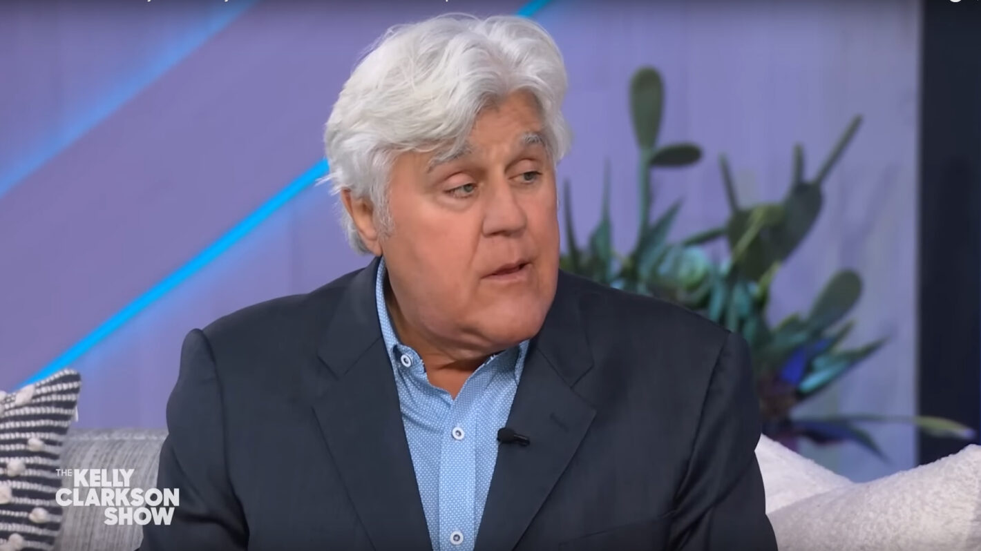 Jay Leno Shows Off His 'Brand New Face' on 'The Kelly Clarkson Show' (VIDEO)
