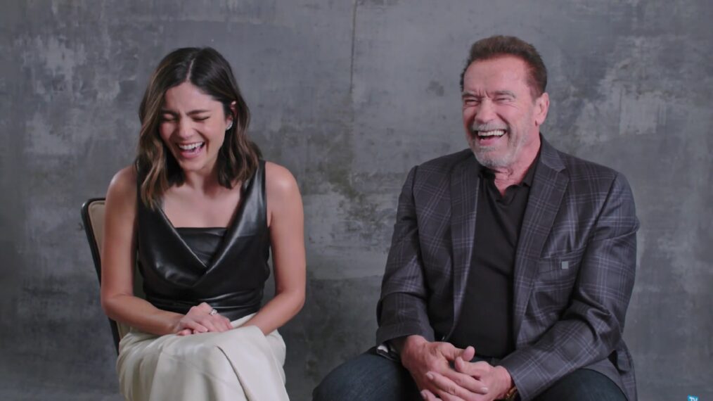 Inside Our 'FUBAR' Shoot With Arnold Schwarzenegger & Monica Barbaro ...