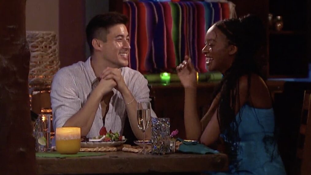 Bachelor In Paradise Sneak Peek See John B And Elizas First Kiss Video