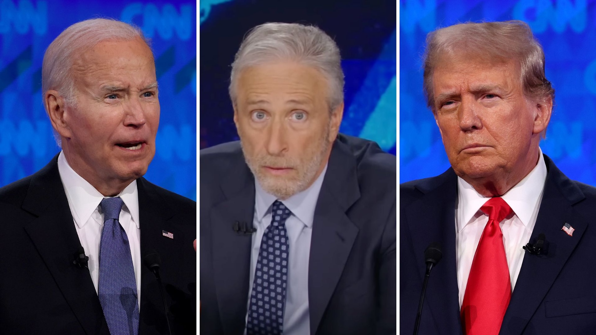 See Jon Stewart Rip Into Trump & Biden After CNN Debate (VIDEO)