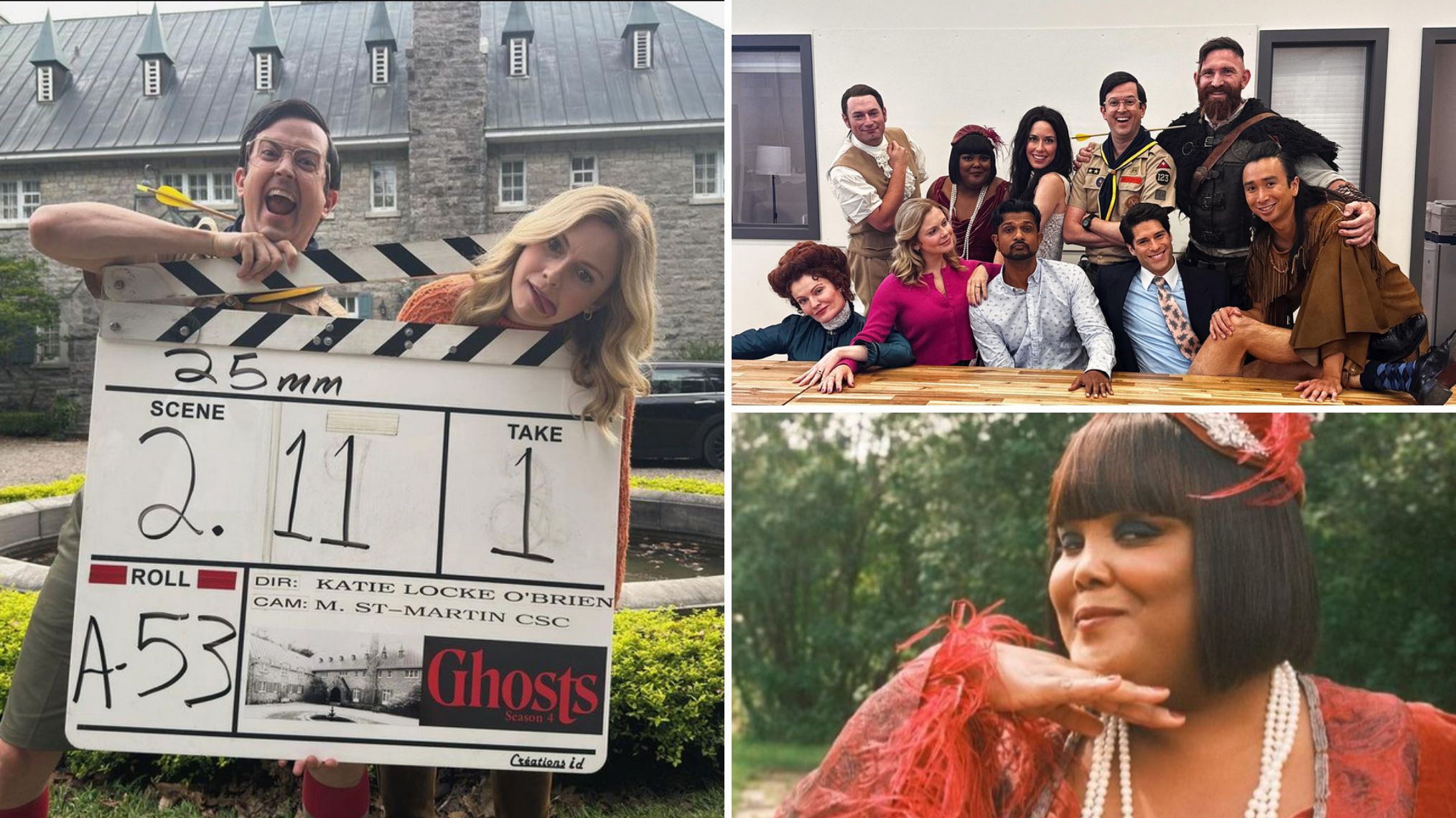 'Ghosts' Season 4 Photos: Go Behind the Scenes With the Cast