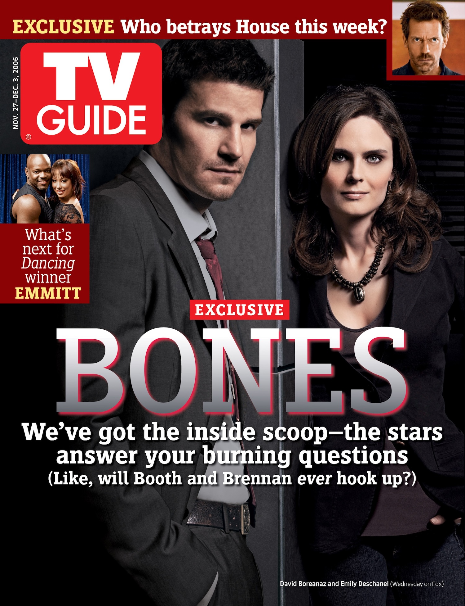 'Bones' Throwback: David Boreanaz on Working With Emily Deschanel ...