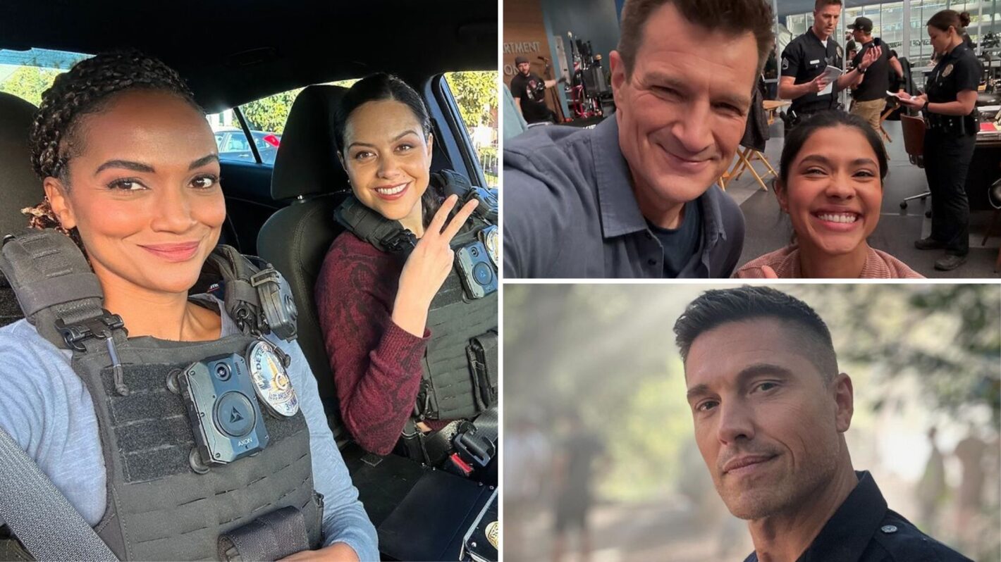 See the Cast of ‘The Rookie’ Behind the Scenes on Season 7