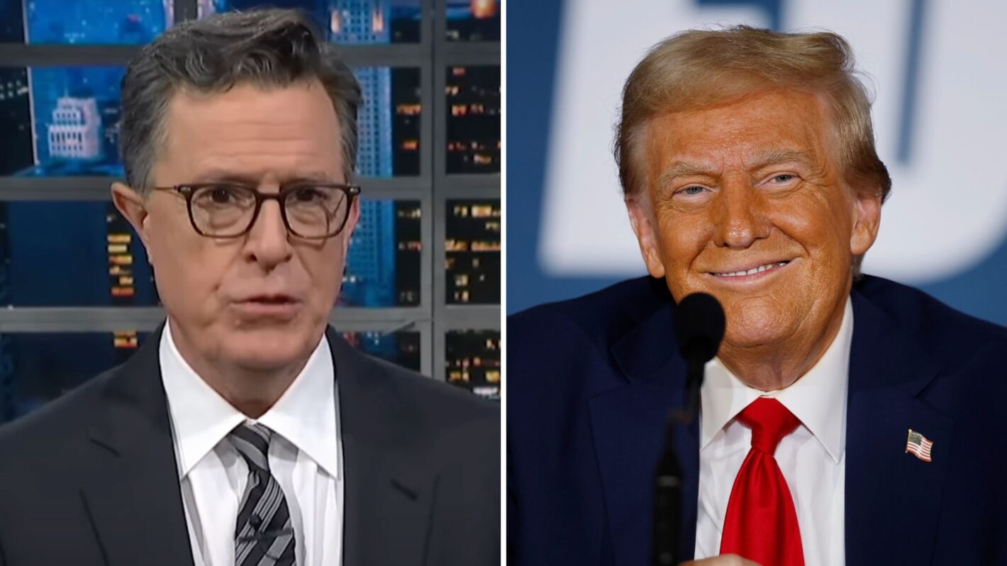 Stephen Colbert Addresses Trump's 'Weird and Creepy' Comments in 'Late ...