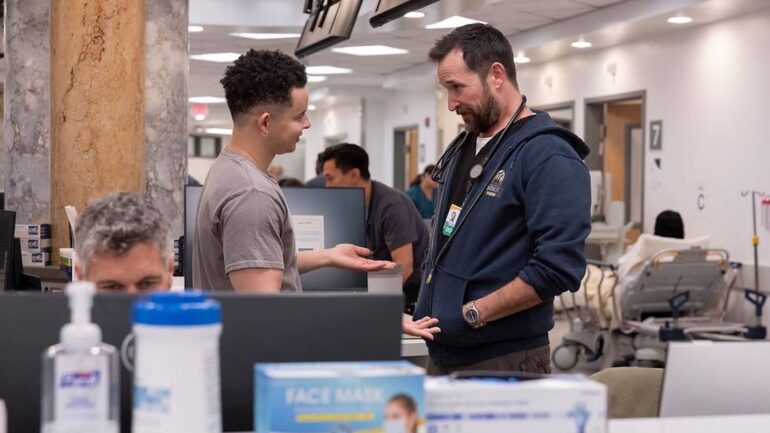 'The Pitt' Interview: Noah Wyle on Robby and Collins' Relationship, Secret Reveal to Come