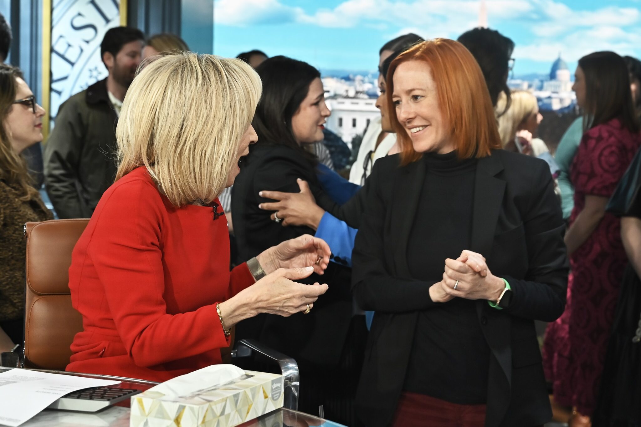 How the MSNBC Team Bid Andrea Mitchell Farewell Behind the Scenes