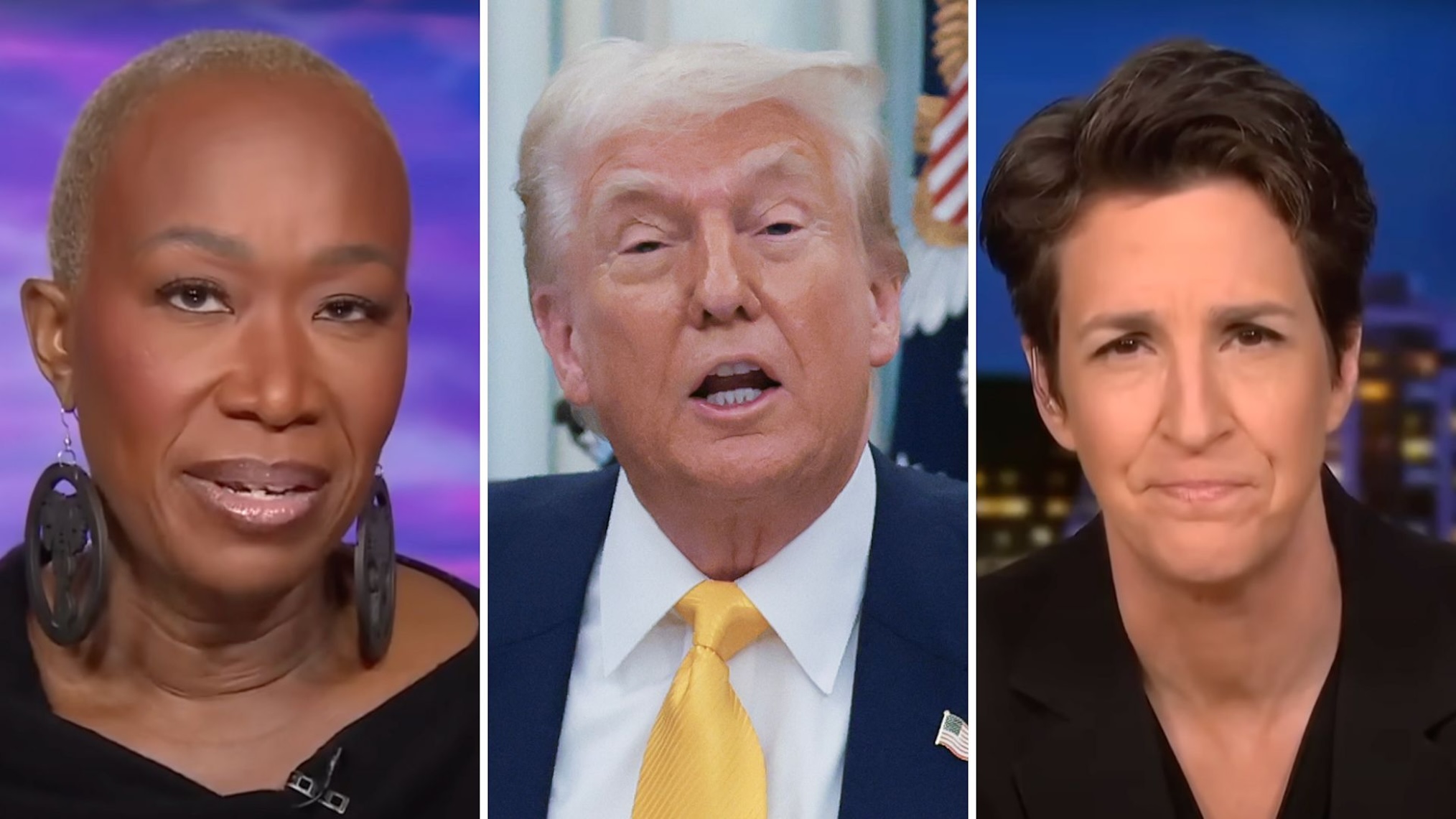 Trump Reacts to Joy Reid Firing, Rachel Maddow & More