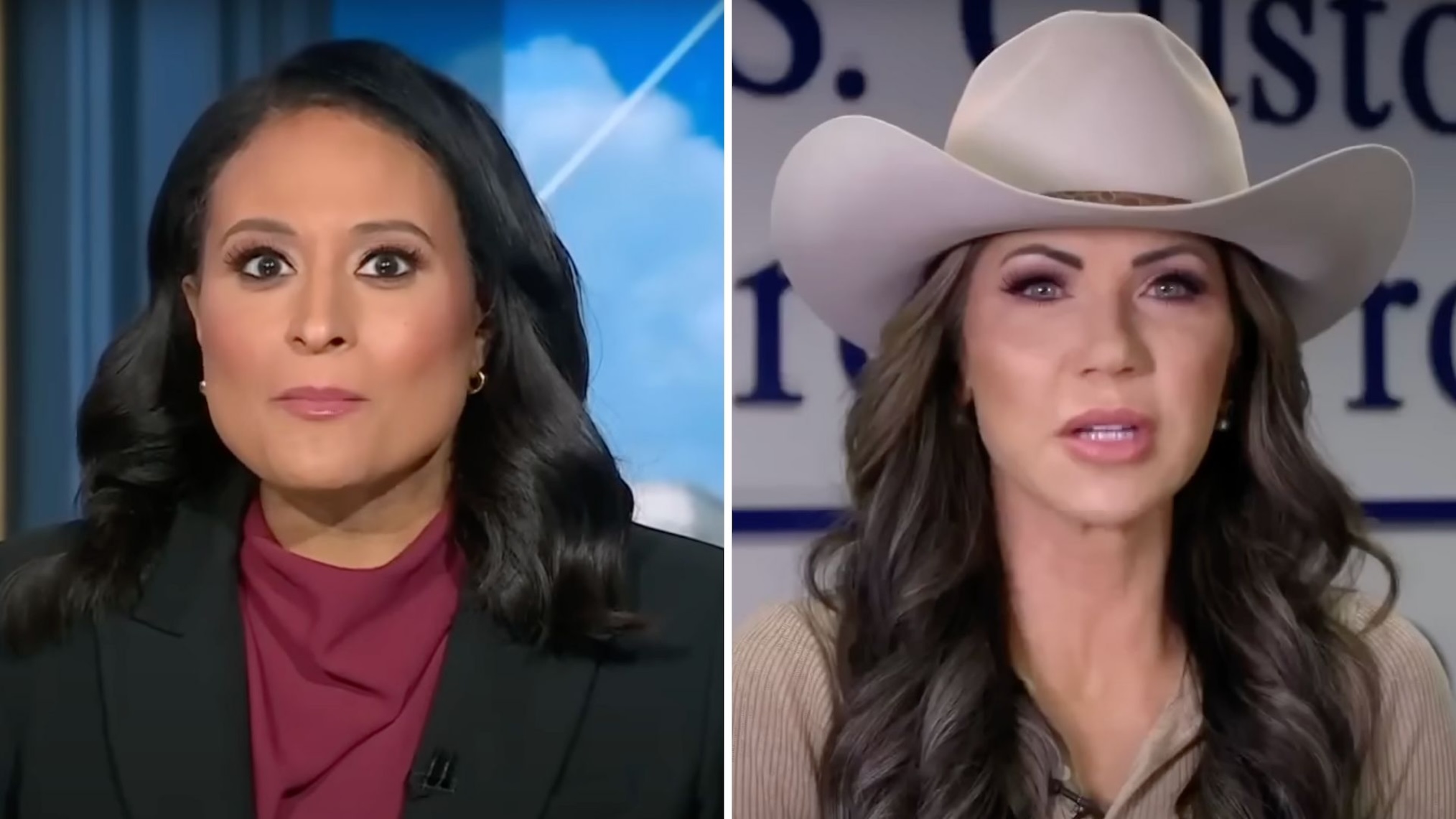 Trump DHS Chief Kristi Noem Is Branded 'Cosplay Kristi' After 'Meet the ...