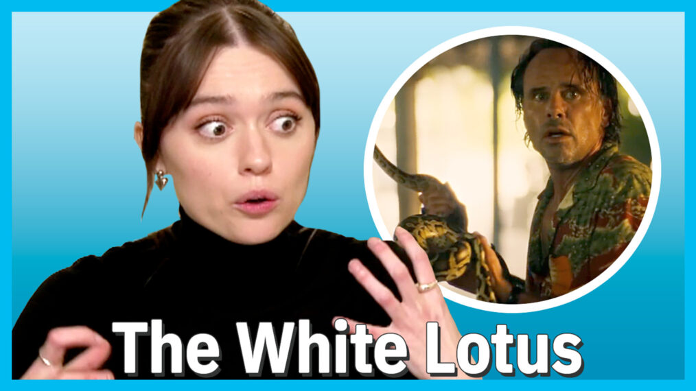 'The White Lotus': Aimee Lou Wood Reveals Walton Goggins Faced His ...