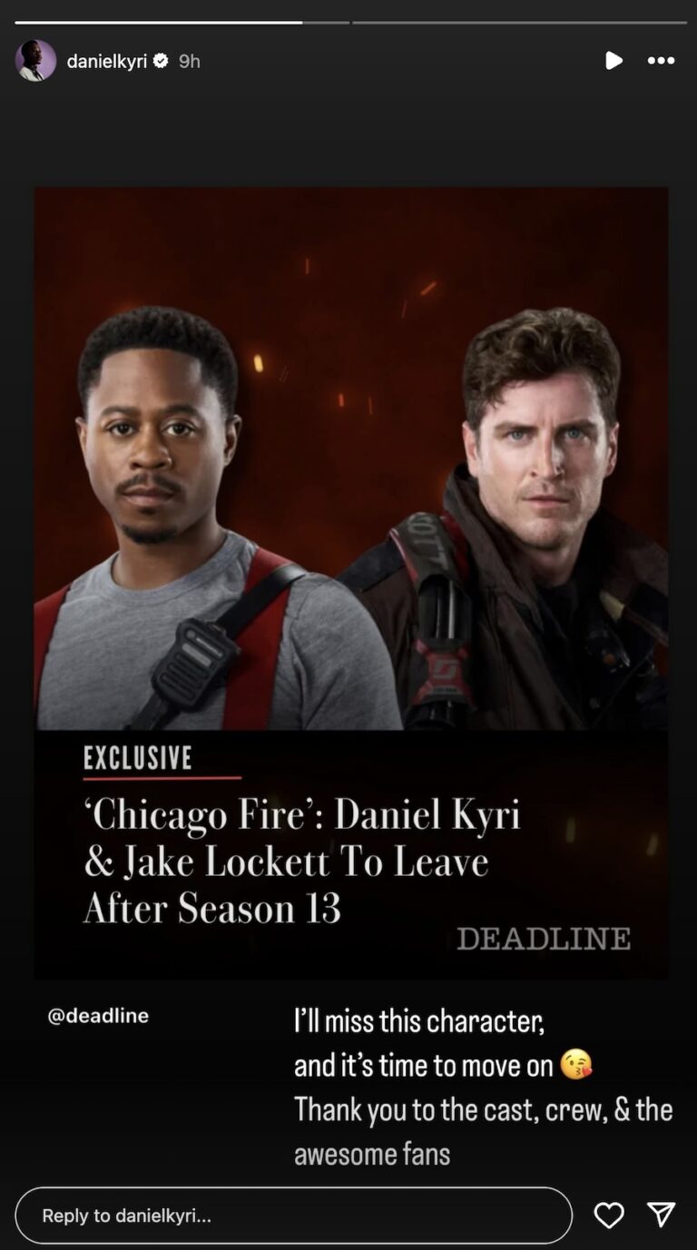 'Chicago Fire': Why Are Jake Lockett and Daniel Kyri Leaving After ...