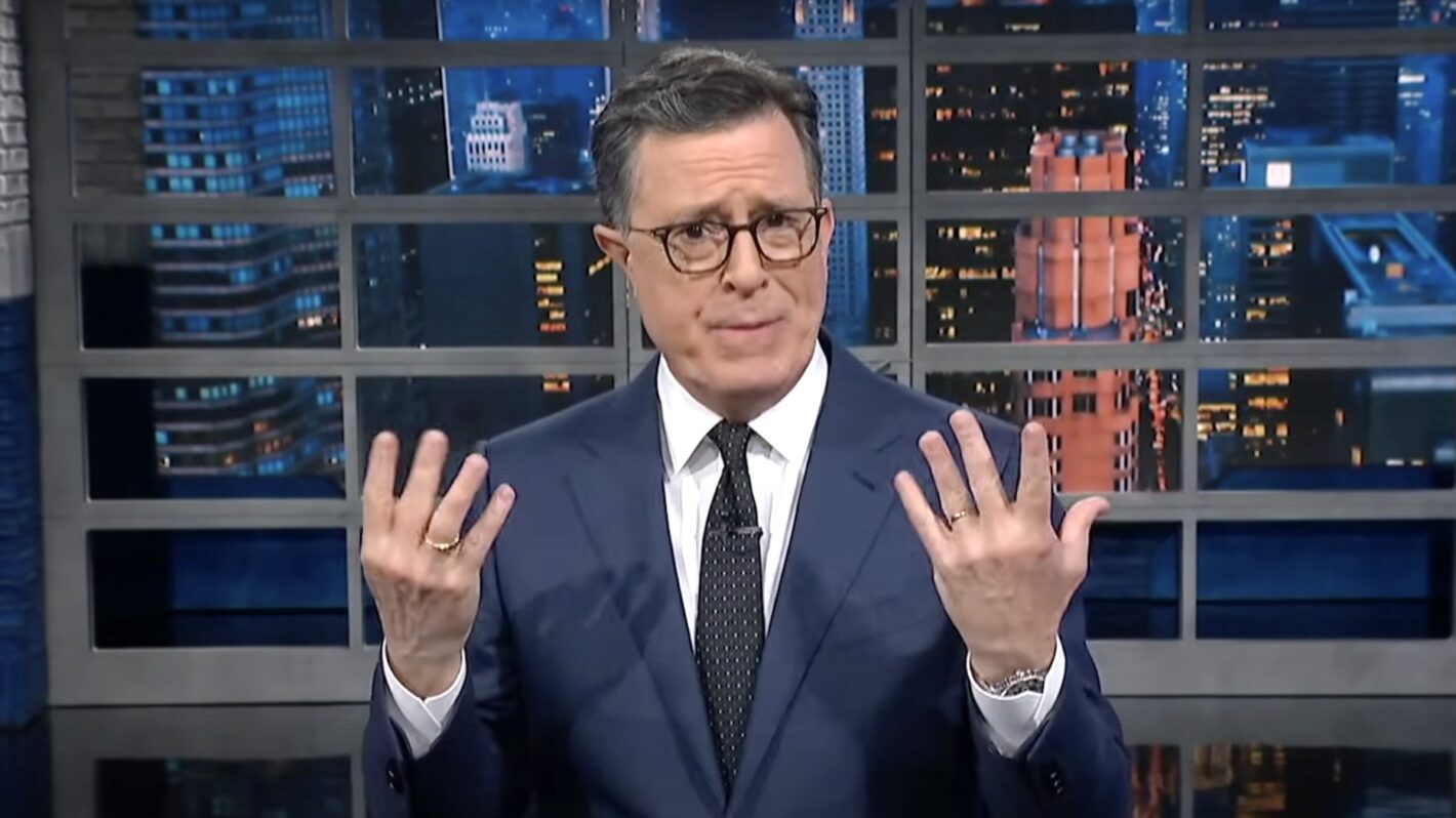 'The Late Show': Stephen Colbert Cracks Trump Joke That Has Audience Groaning in Disgust