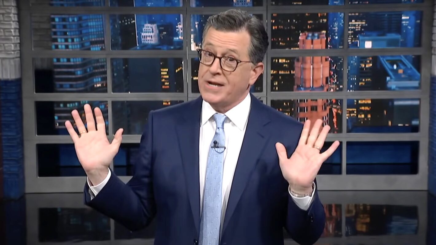 Stephen Colbert Mocks President Trump's 'Historically Bad' Approval Rating