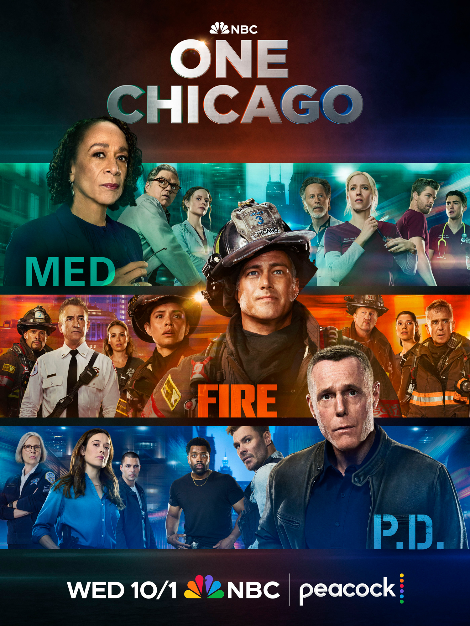 One Chicago Key Art Revealed: First Look at ‘Fire,’ ‘P.D.’ & ‘Med’s ...