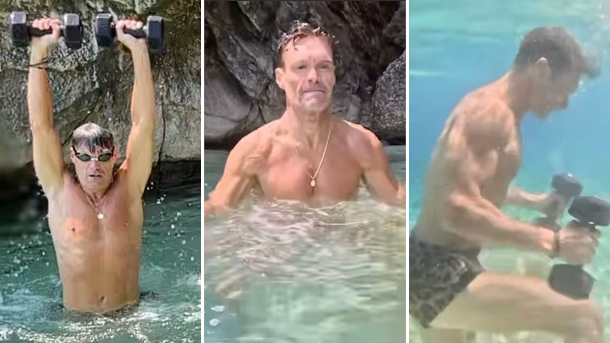 ‘Wheel of Fortune’s Ryan Seacrest Goes Shirtless, Shows Off New Look in ...