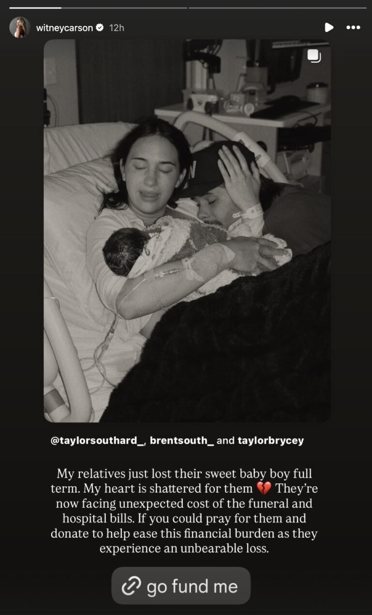 ‘DWTS’ Pro Witney Carson Shares Heartbreaking Post After Family Loss ...